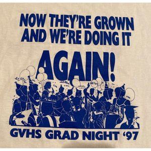 Fruit of the Loom | Shirts | Vintage 997 Grain Valley High School Grad Night T Shirt Fruit Of ...